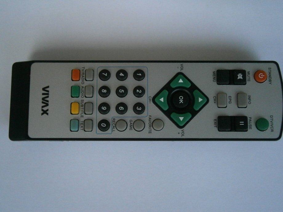 VIVAX daljinski Vivax daljinski upravljač Vivax za DVB-T Vivax dvb t