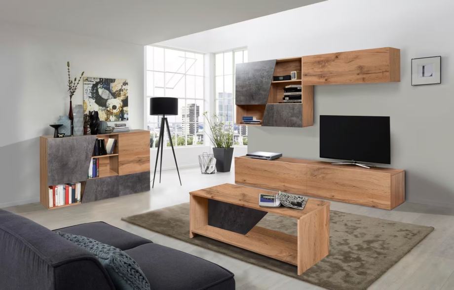 Regal za dnevni boravak,kao nov,star 5 mj