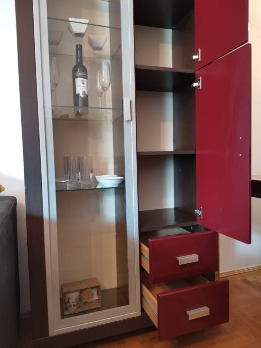 Regal za dnevni boravak (regal, vitrina i TV ormar)