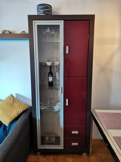 Regal za dnevni boravak (regal, vitrina i TV ormar)