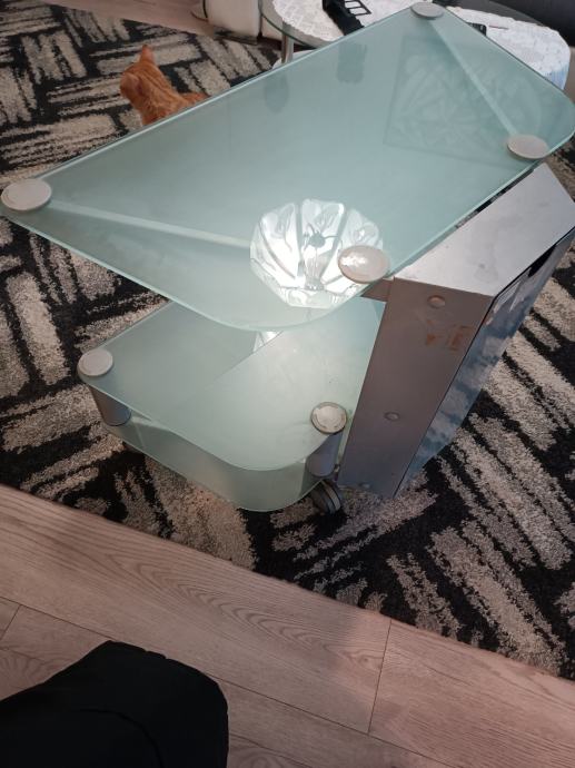 Stolić za TV stakleni