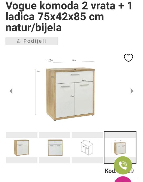 TV ormarić i/ili komoda