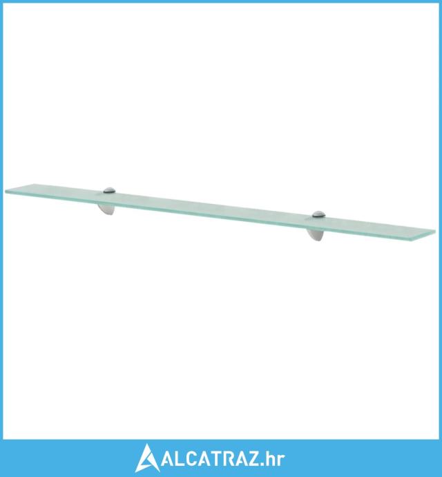Zidne police 2 kom staklene 100 x 10 cm 8 mm - NOVO