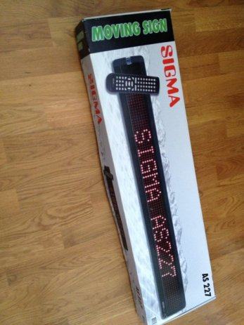 Sigma AS-227 LED DISPLAY
