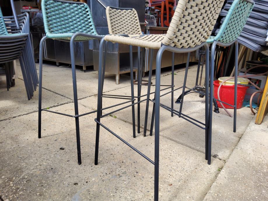 Vrhunske visoke barske stolice 3 kom