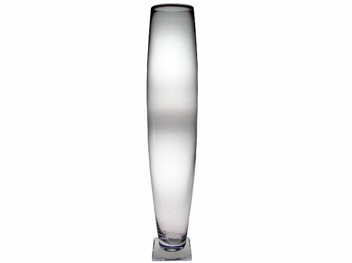 Vaza staklena uska visoka 57cm