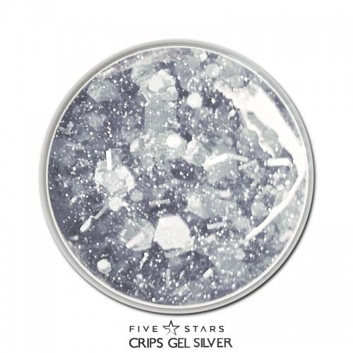 5 STARS CRISP UV/LED COLOR GEL SILVER