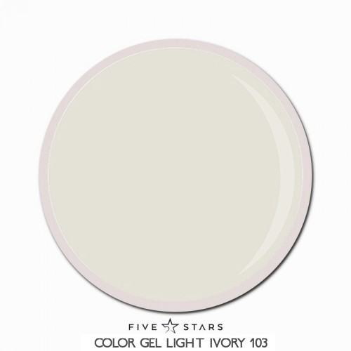5 STARS LIGHT IVORY UV/LED COLOR GEL