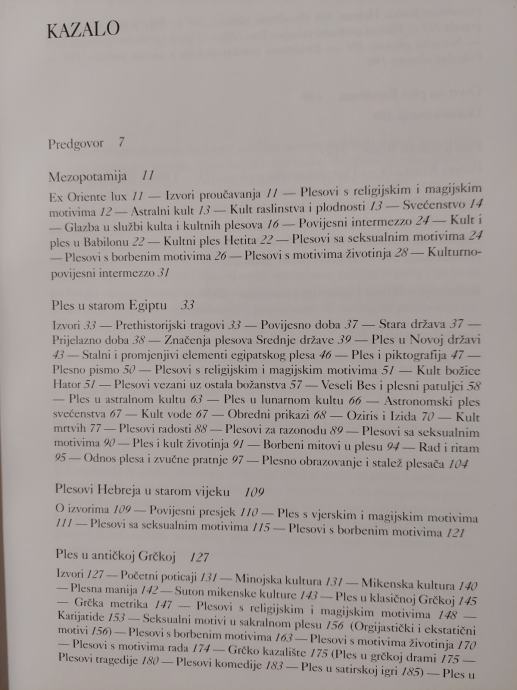 Povijest PLESA starihCIVILIZACIJA1-Od Mezopotamije do Rima/Ana MALETIĆ