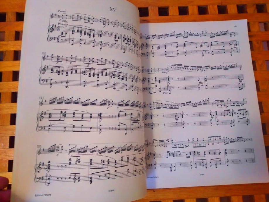 STARE NOTE PAGANINI = SCHUMANN 24 CAPRICEN LEPZIG