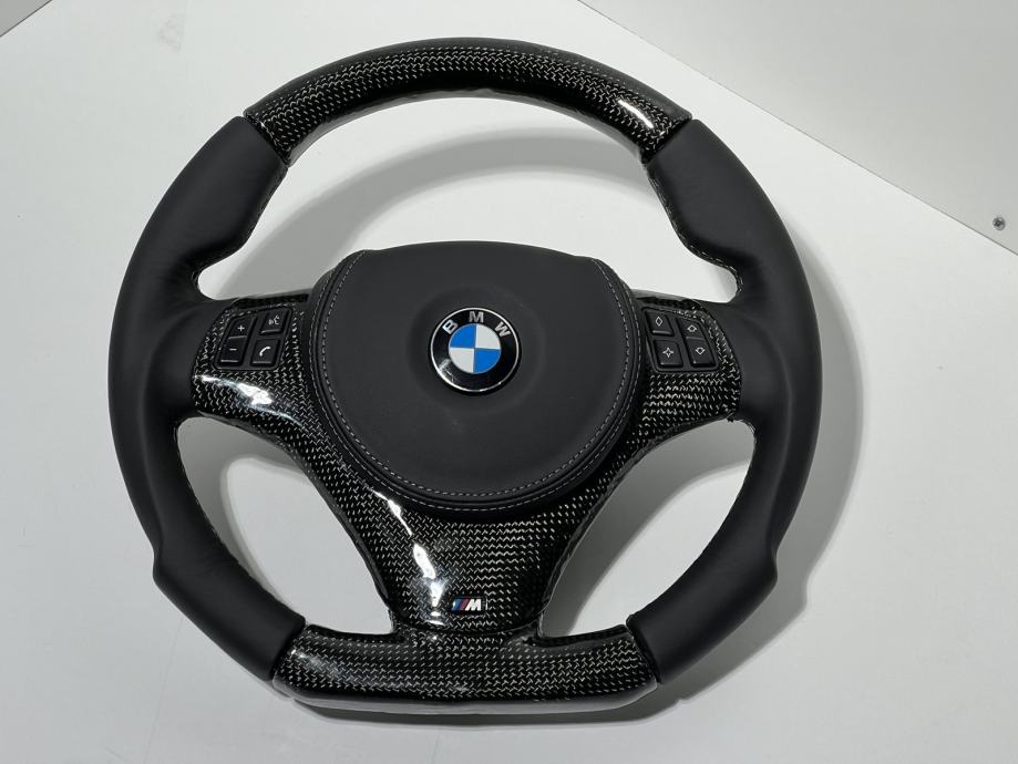Carbon Custom M Volan za BMW E90 E91 E92 E93 E81 E82 E87