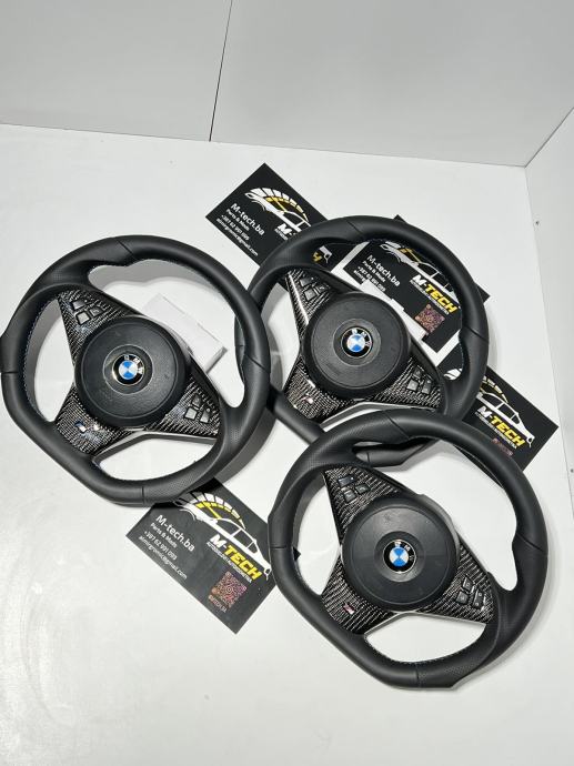 Custom BMW M Volan Carbon E60 E61 E63 E64 Ključ Start/Stop Tuning