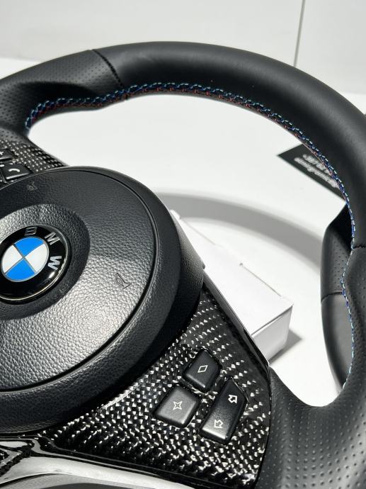 Custom BMW M Volan Carbon E60 E61 E63 E64 Ključ Start/Stop Tuning