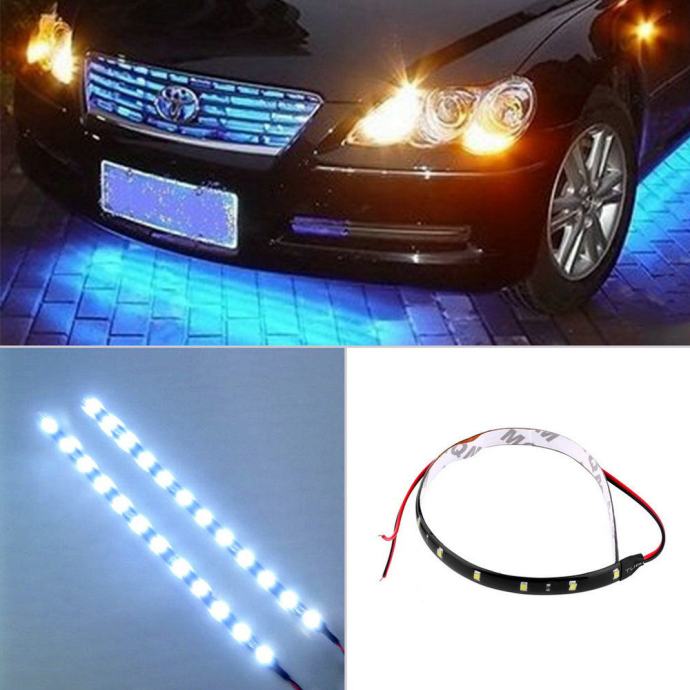 LED TRAKA ZA AUTO BIJELA BOJA (vodootporna) NOVO!! ZAGREB