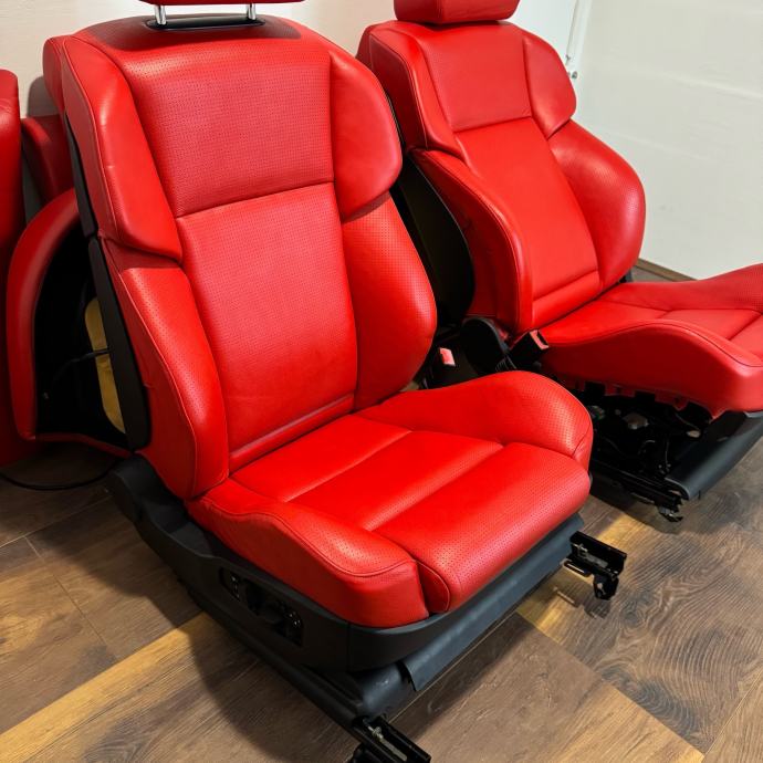 BMW M5 e60 red interior