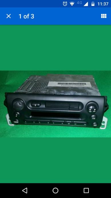 MINI COOPER R50 R52 R53 AUTO RADIO + ZVUČNICI