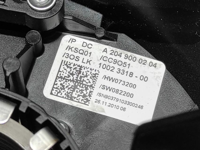 RUCICE VOLANA MERCEDES C KLASA (W204/S204) > 07-10 A2049000204