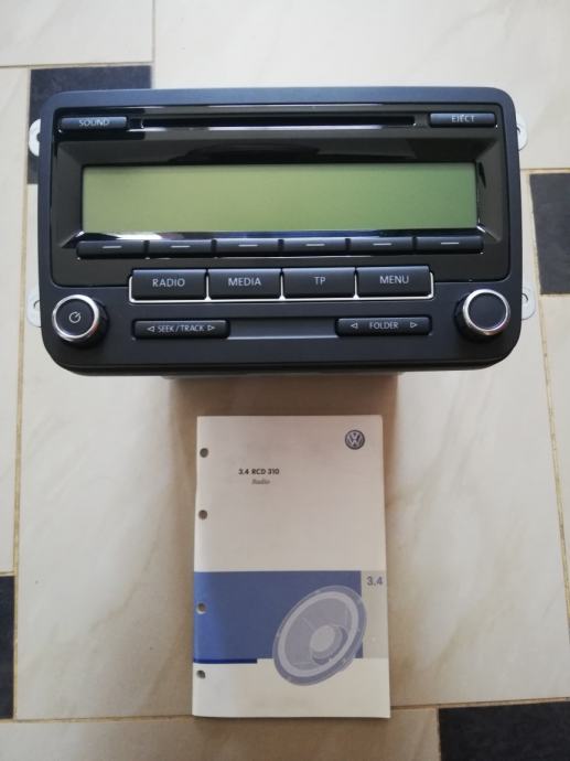 Vw radio rcd 310