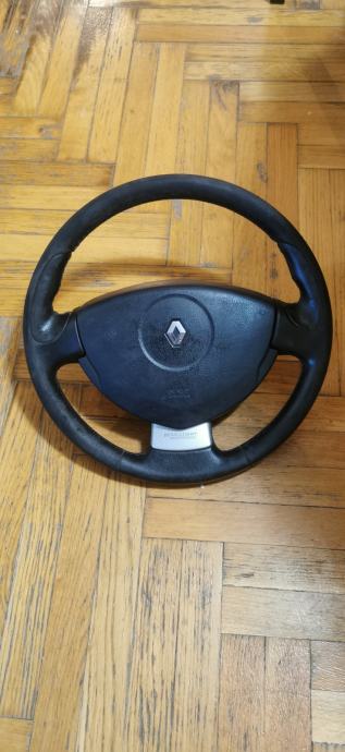 VOLAN RENAULT CLIO 2 SPORT KOŽNI ORIGINAL