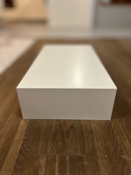 Elloven - IKEA bijeli stalak za monitor s ladicom