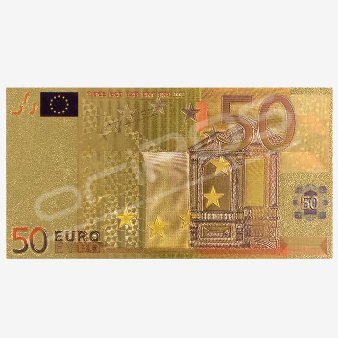 OriPOS Zlatna Euro novčanica, 50 Eura