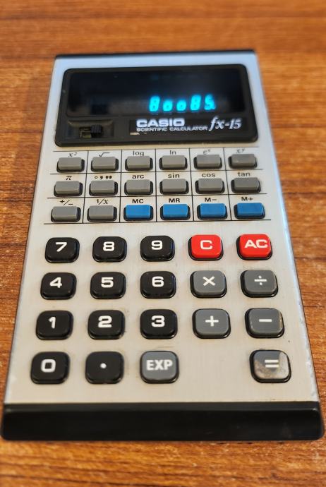 CASIO FX-15 - kolekcionarski primjerak