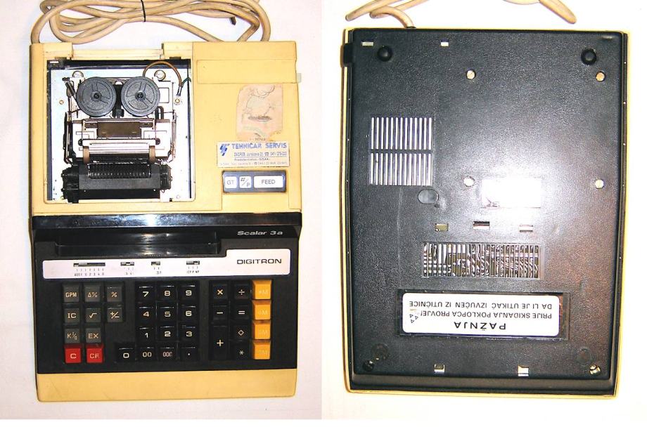 Digitron Buje - tri kalkulatora