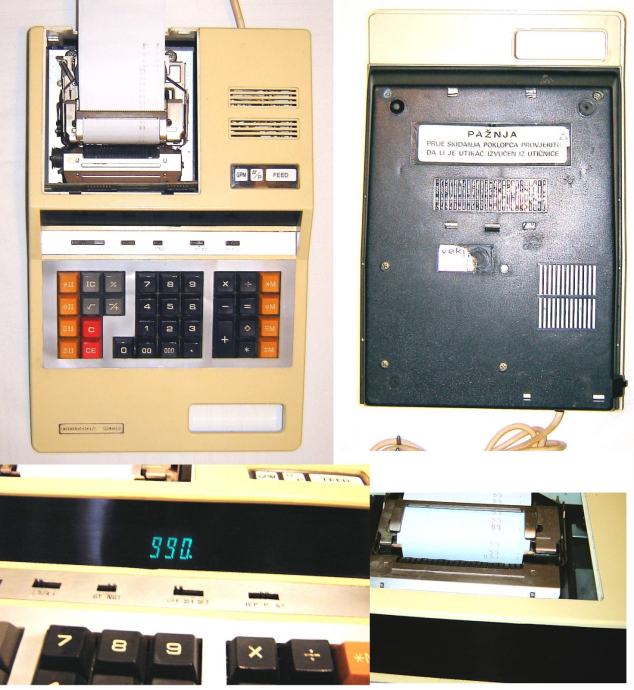 Digitron Buje - tri kalkulatora