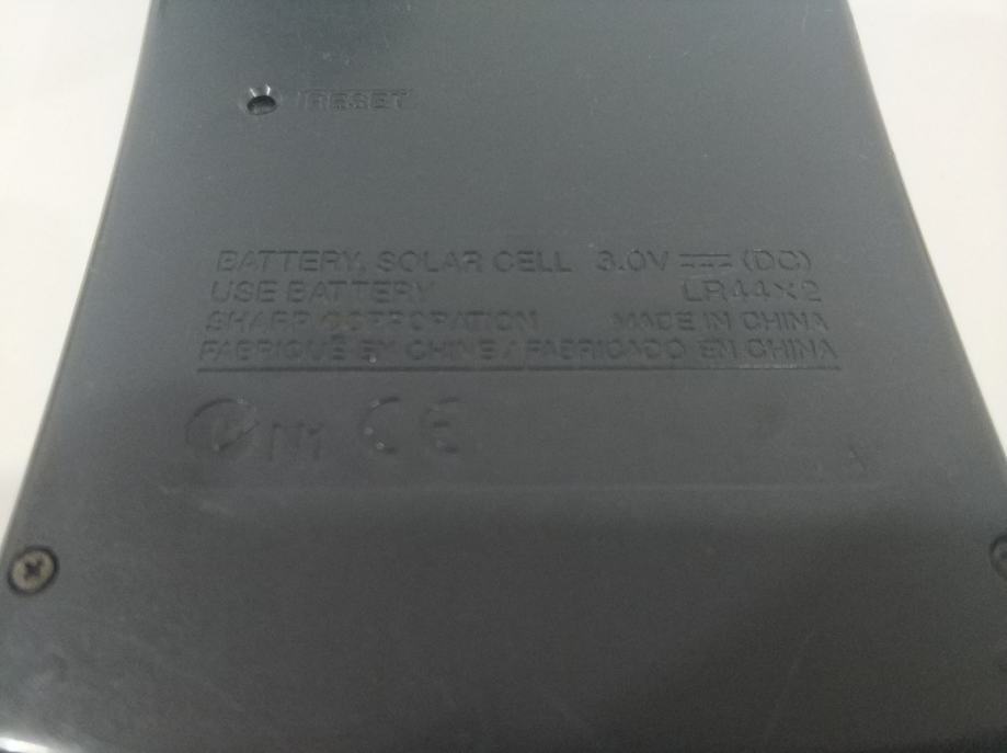 Digitron/kalkulator Sharp EL-506W