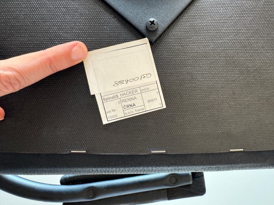 Ergonomska uredska sjedalica SPINALIS HACKER