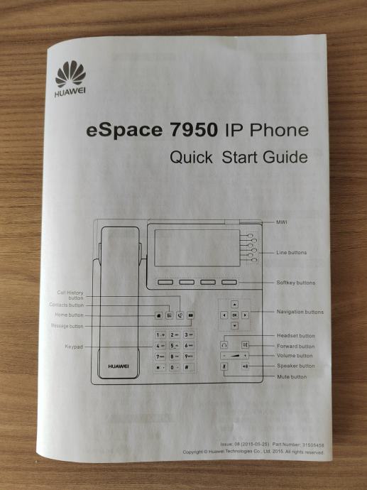 Huawei eSpace 7950 IP telefon-NOVO- ZAMJENA-