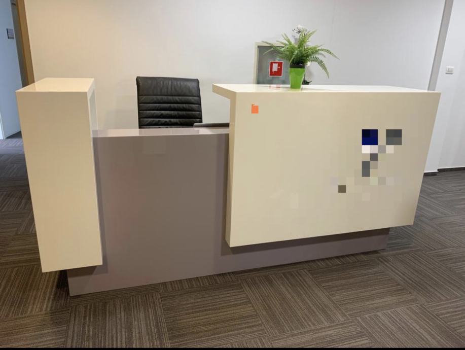 Pult / pult / recepcija, MDF, lakiran u VS,odlično stanje / dostava ZG