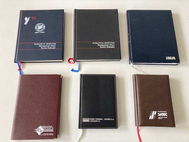 Rokovnici neispisani razni, 6 kom. novo