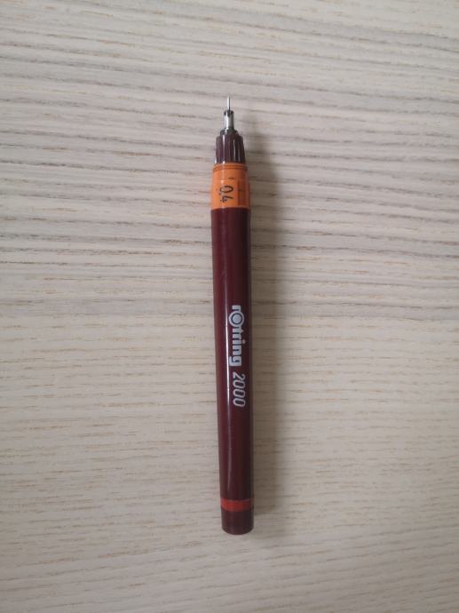 Set rapidografa Rotring 0.2 - 0.5 mm + šestar s kočnicom