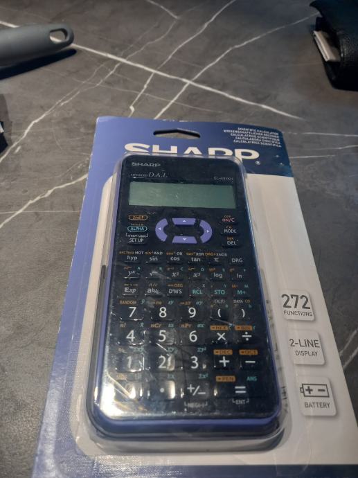 Sharp EL-531XH znanstveni kalkulator NOV I ZAPAKIRAN