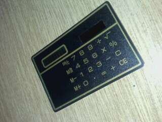 Solarni kalkulator, digitron, džepno računalo - ultra tanki