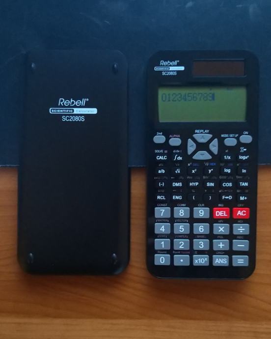 Tehnički Kalkulator Rebell SC2080S Za Državnu Maturu
