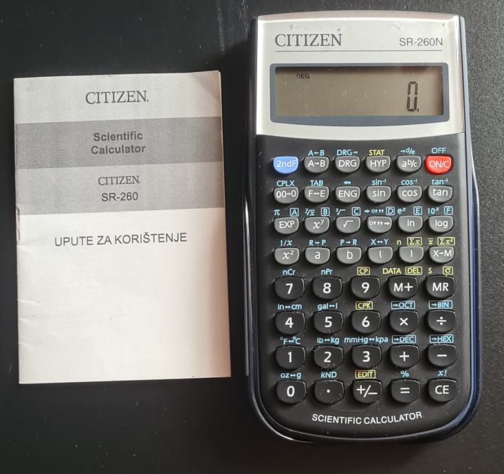 Znanstveni kalkulator CITIZEN SR-260