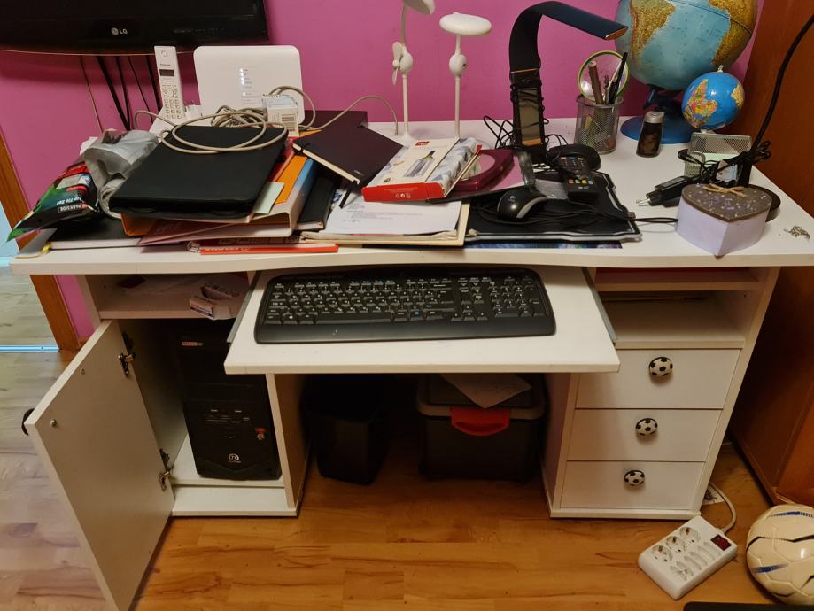 Radni stol 124x65 za kompjuter / printer KAO NOVO TOP