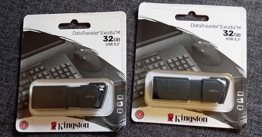 Memorija USB 3.2 FLASH DRIVE, 32 GB, KINGSTON DataTraveler Exodia