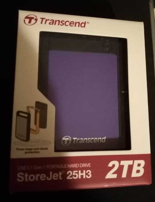 Transcend StoreJet 25H3 2TB USB 3.1 Gen 1 TS2TSJ25H3P
