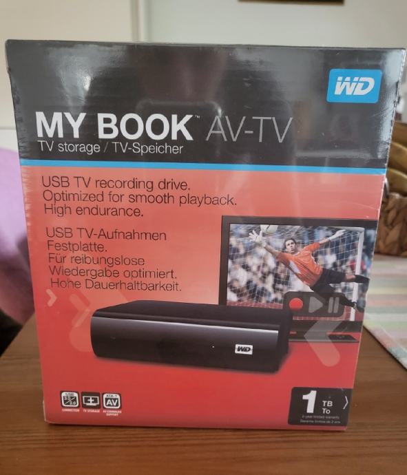 WD my book av-tv