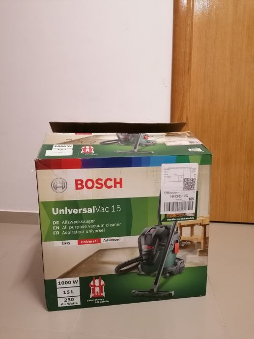 BOSCH UniversalVac 15 - USISAVAČ ZA MOKRO I SUHO USISAVANJE -- NOVO