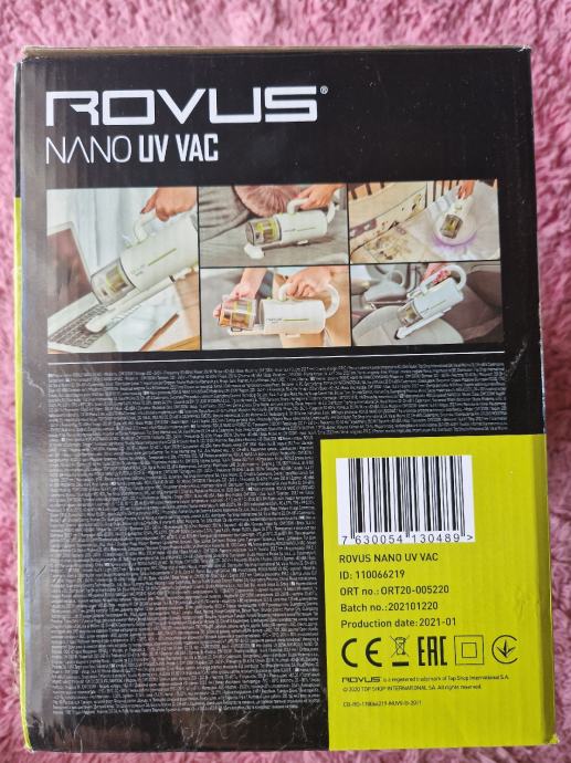 rovus nano uv vac usisavač