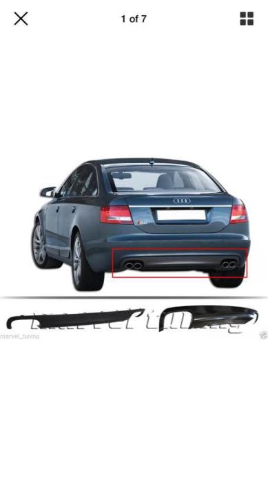 Audi a6 c6 s6 4f difuzor