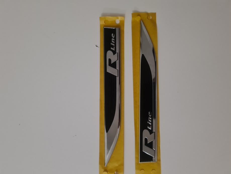 GOLF 6 7 7.5 R LINE EMBLEM VW OEM