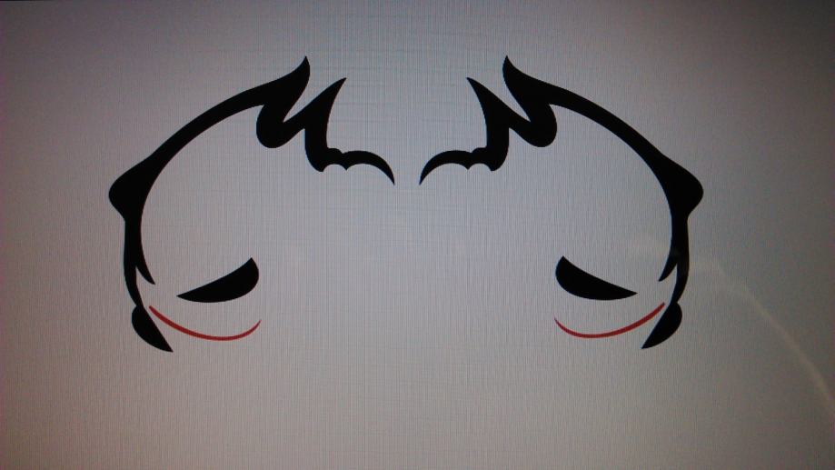 NALJEPNICA ZA AUTO VW EVIL RABBIT I RACING.... za sve marke vozila