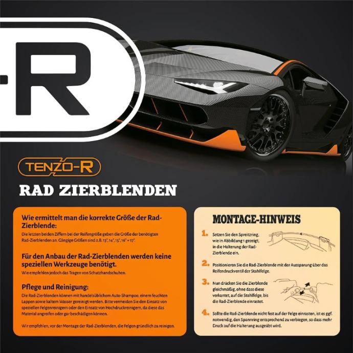 Tenzo-R VIII RATKAPE CARBON 15 INČA