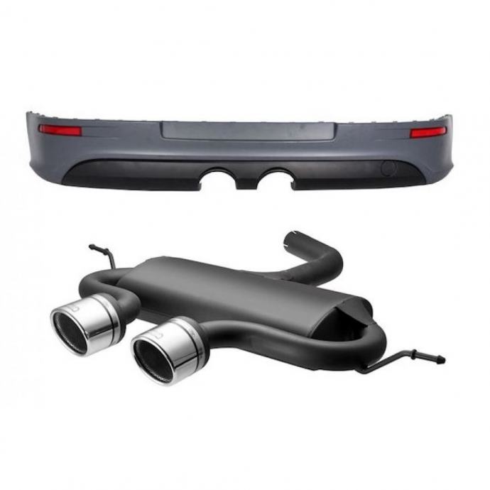 VW GOLF 5 R32 DIFUZOR + AUSPUH (KOMPLET)