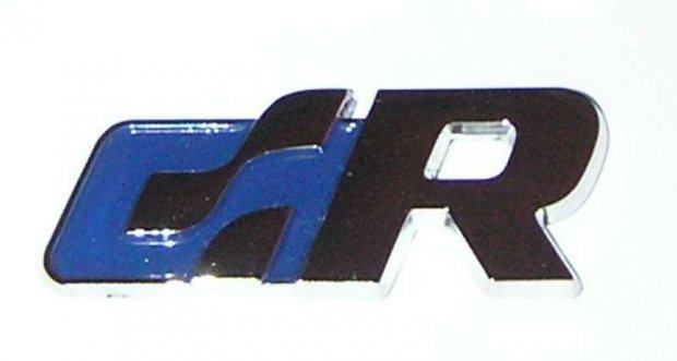 VW R LINE logo - Blue